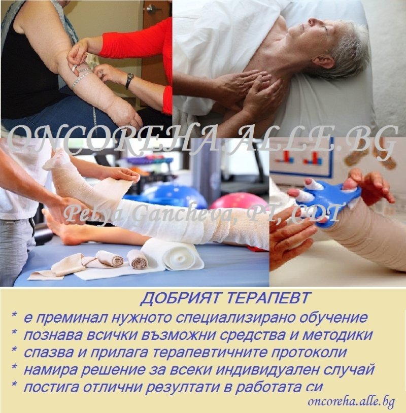 Специалисти при Лимфедем